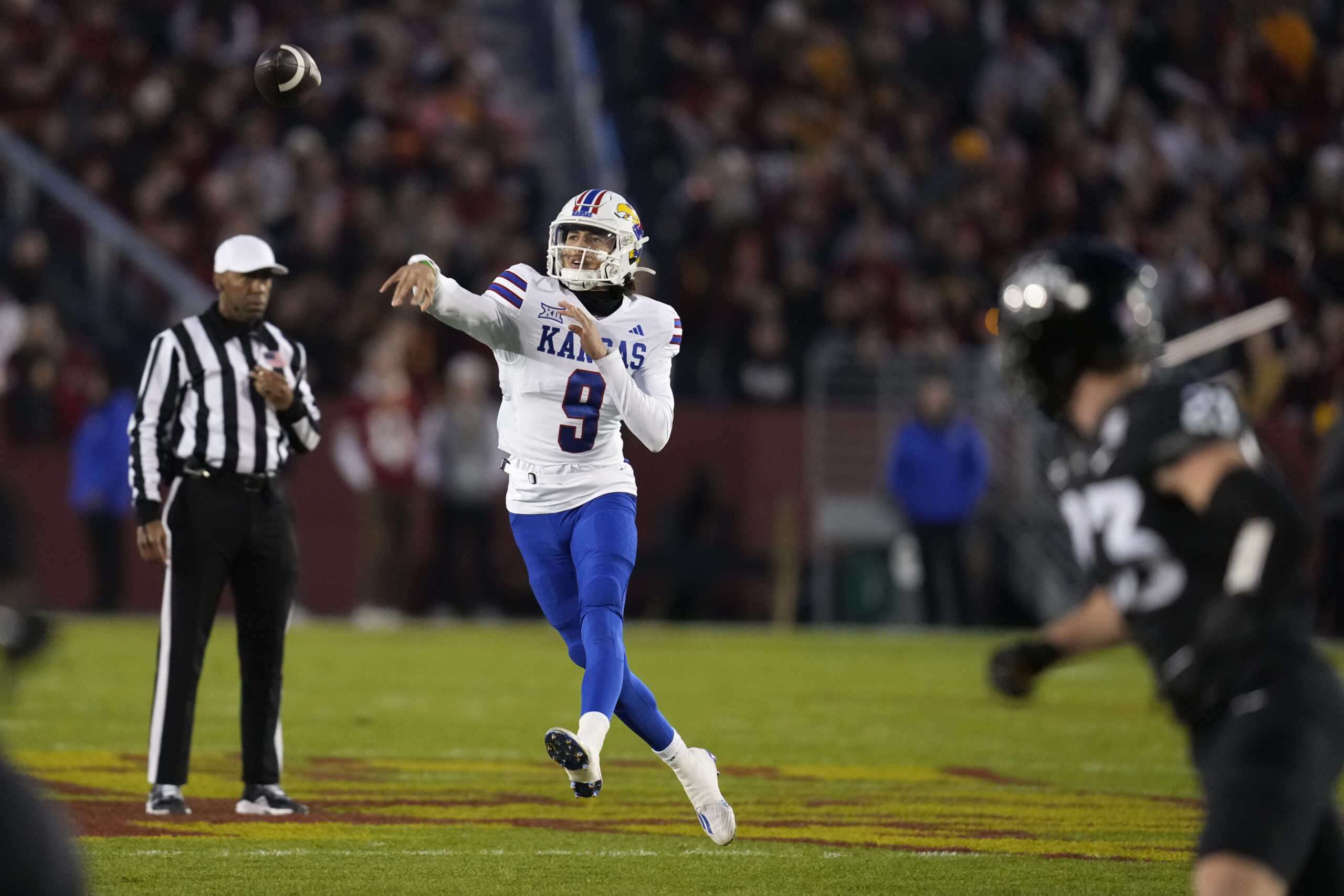 KU football holds off Iowa State for 28-21 road win | News, Sports ...